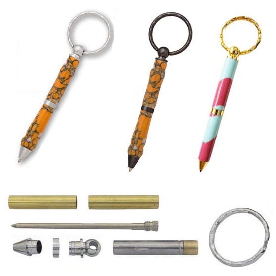 mini key chain pen kits | www.houtdraaiwerken-penkits.nl